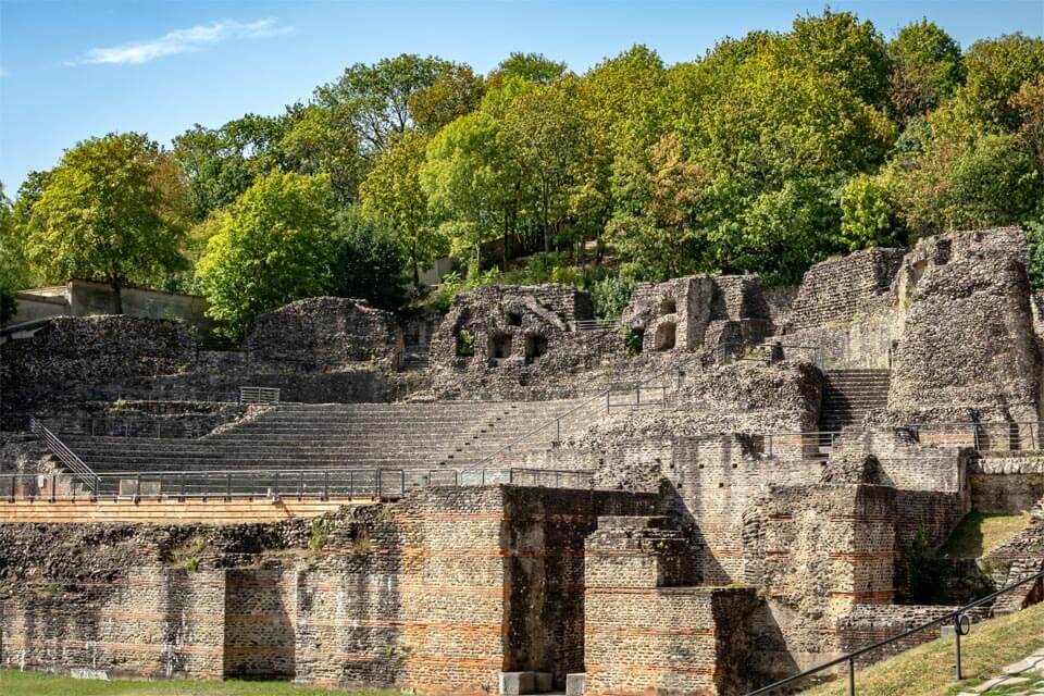 Die römischen Amphitheater in Lyon
